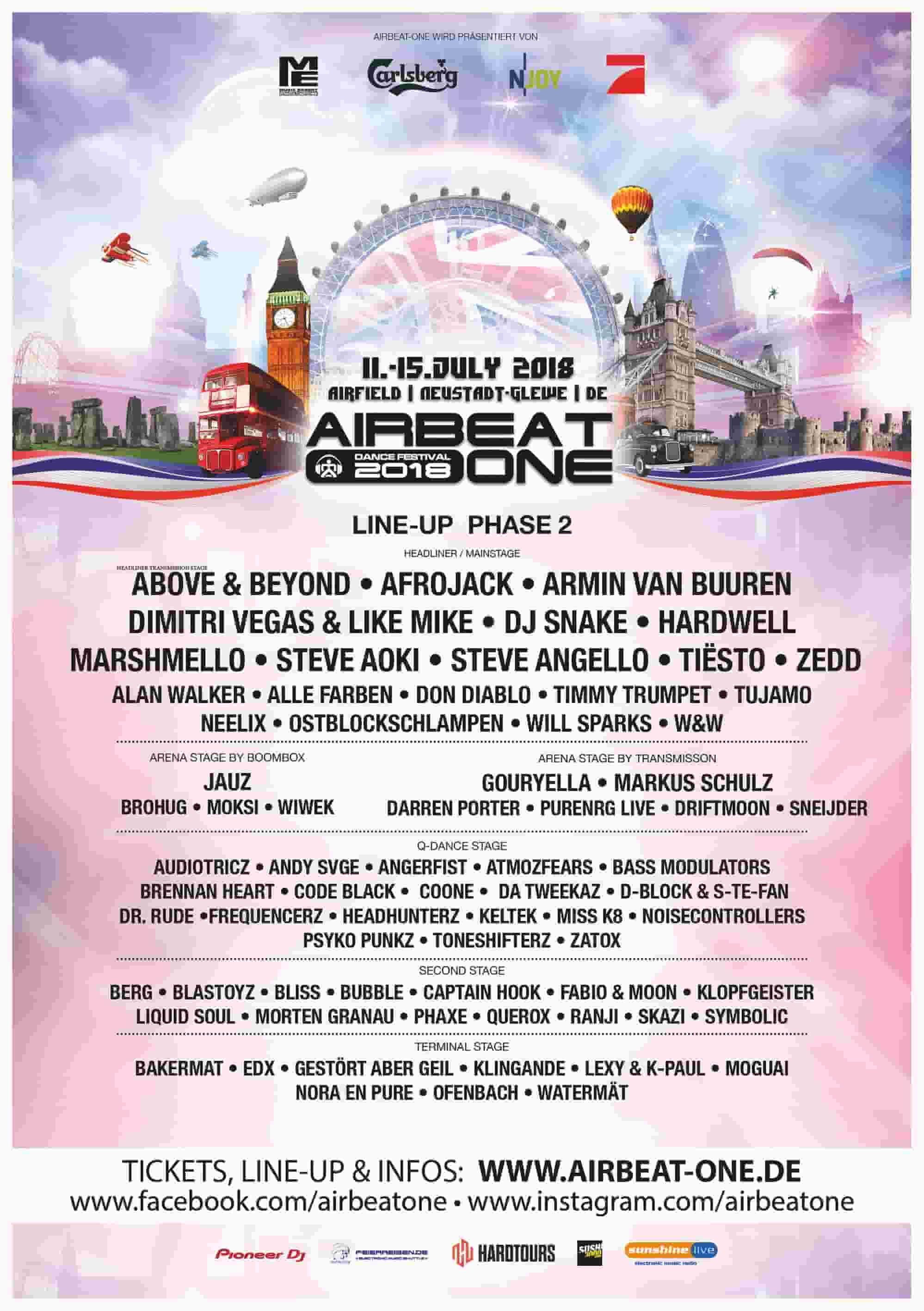 Airbeat One Festival Announce A Massive Phase 2 Lineup EDMLI