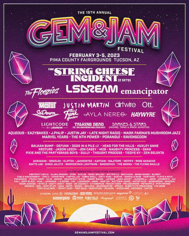 Gem & Jam adds over 40 multi-genre bands to loaded 2023 festival roster ...