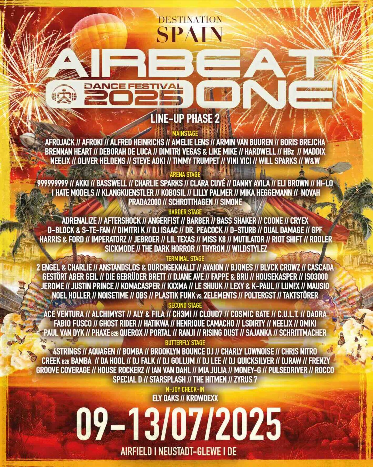 AIRBEAT ONE Festival Announces Phase 2 Line Up For 2025 Edition EDMLI