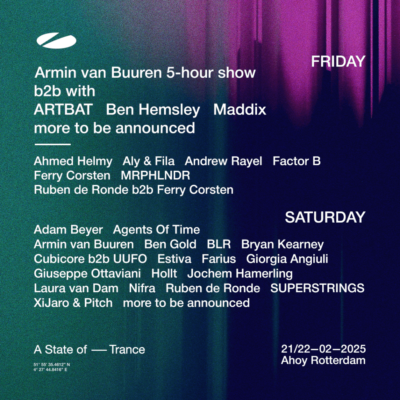 A State of Trance 2025: Rotterdam’s Ultimate Trance Journey! EDMLI